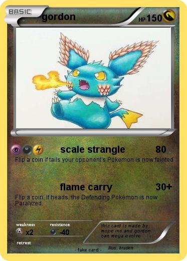 Pokémon gordon 294 294 - scale strangle - My Pokemon Card