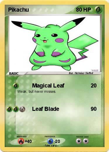 Pokémon Pikachu 14098 14098 - Magical Leaf - My Pokemon Card