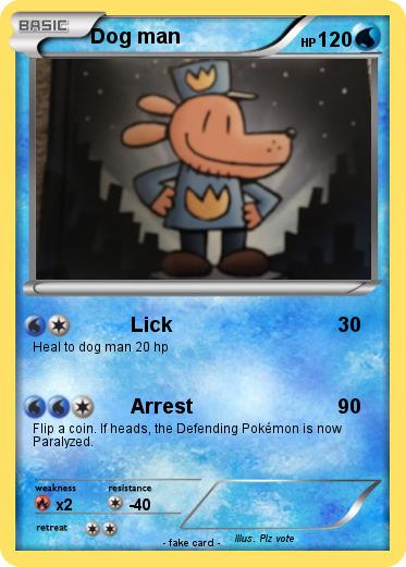Pokémon Dog man 40 40 - Lick - My Pokemon Card