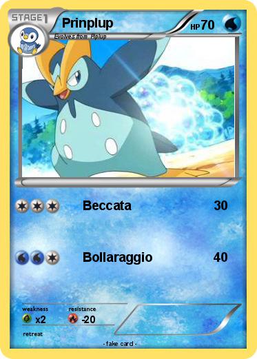 Pokémon Prinplup 123 123 - Beccata - My Pokemon Card