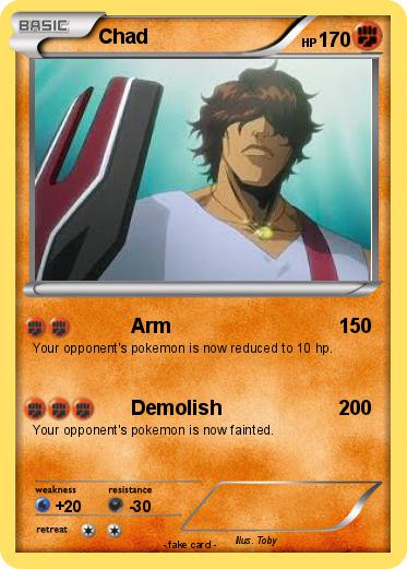 Pokémon Chad 119 119 - Arm - My Pokemon Card