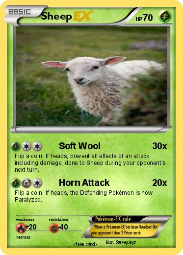 Pokémon Sheep 210 210 - Soft Wool - My Pokemon Card