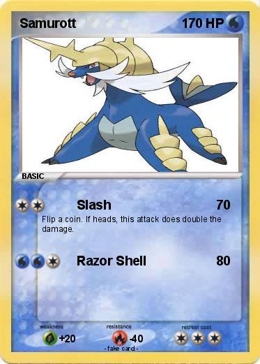 Pokémon Samurott 796 796 - Slash - My Pokemon Card