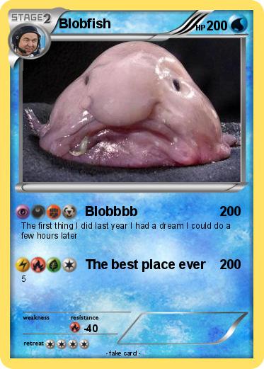 Pokémon Blobfish 287 287 - Blobbbb - My Pokemon Card