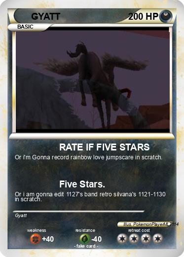 Pokémon GYATT 21 21 - RATE IF FIVE STARS - My Pokemon Card