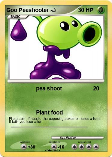 Pokémon Goo Peashooter 3 3 - pea shoot - My Pokemon Card