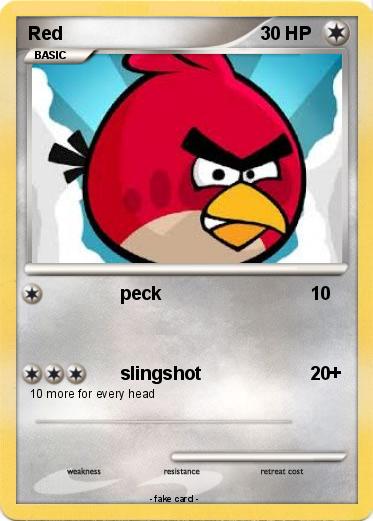 Pokémon Red 2710 2710 - peck - My Pokemon Card