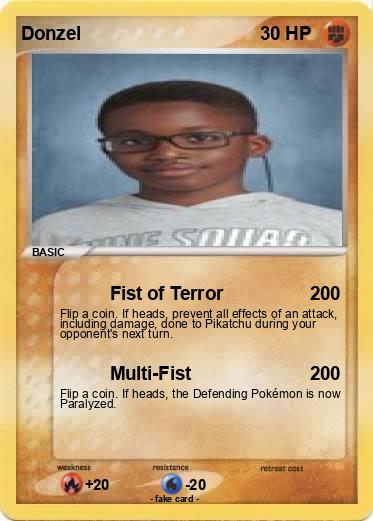 Pokémon Donzel - Fist of Terror - My Pokemon Card