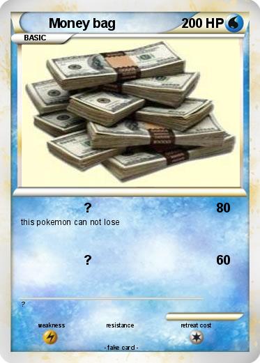 Pokémon Money bag - ? - My Pokemon Card