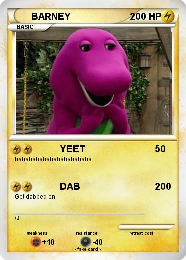 Pokémon BARNEY 880 880 - YEET - My Pokemon Card