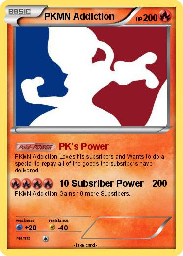 Pokémon PKMN Addiction - PK's Power - My Pokemon Card