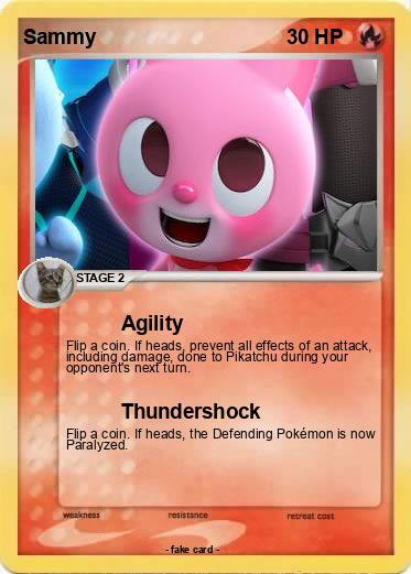 Pokémon Sammy 384 384 - Agility - My Pokemon Card