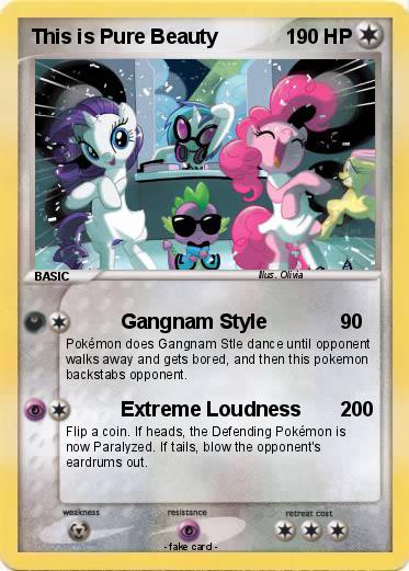 Pokémon This is Pure Beauty - Gangnam Style - My Pokemon Card