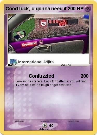 Pokémon Vomit Cat 1 1 - Confuzzled - My Pokemon Card