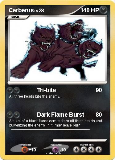 Pokémon Cerberus 107 107 - Tri-bite - My Pokemon Card