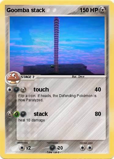 Pokémon Goomba stack - touch - My Pokemon Card