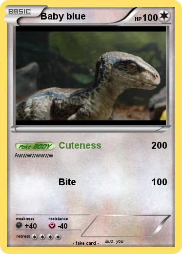 Pokémon Baby blue 21 21 - Cuteness - My Pokemon Card