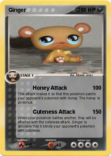 Pokémon Ginger 354 354 - Honey Attack - My Pokemon Card