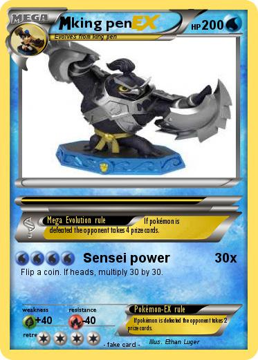 Pokémon king pen 13 13 - Sensei power - My Pokemon Card