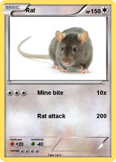 Pokémon Rat 368 368 - Mine bite - My Pokemon Card