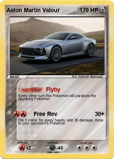 Pokémon Aston Martin Valour - Flyby - My Pokemon Card