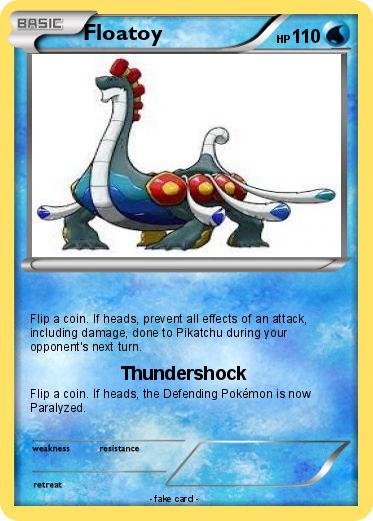 Pokémon Floatoy - Thundershock - My Pokemon Card