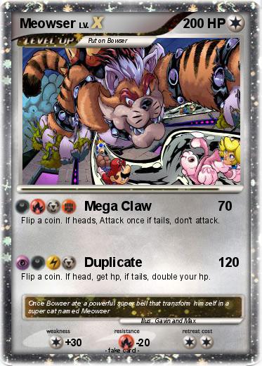 Pokémon Meowser 11 11 - Mega Claw - My Pokemon Card