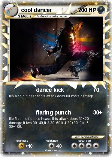 Pokémon cool dancer - dance kick - My Pokemon Card