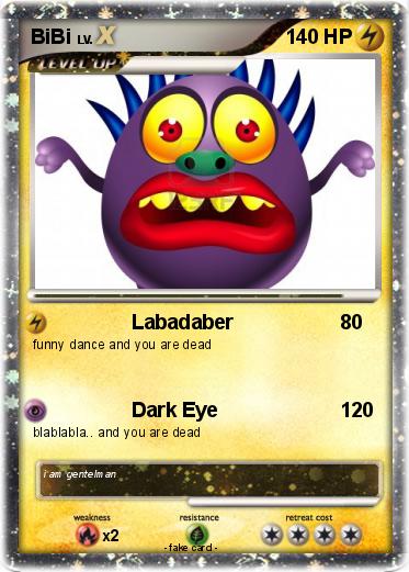Pokémon BiBi 112 112 - Labadaber - My Pokemon Card