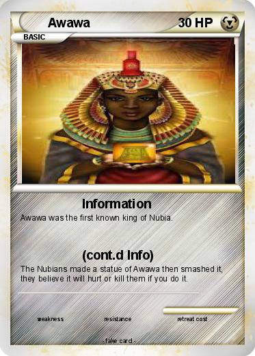 Pokémon Awawa - Information - My Pokemon Card