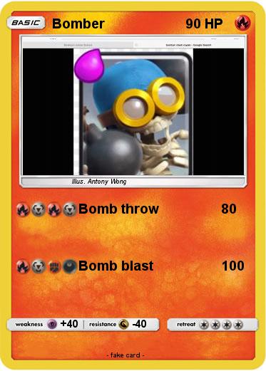 Pokémon Bomber 138 138 - Bomb throw - My Pokemon Card