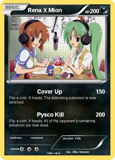 Pokémon Rena X Mion - Cover Up - My Pokemon Card