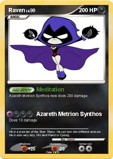 Pokémon Raven 294 294 - Meditation - My Pokemon Card