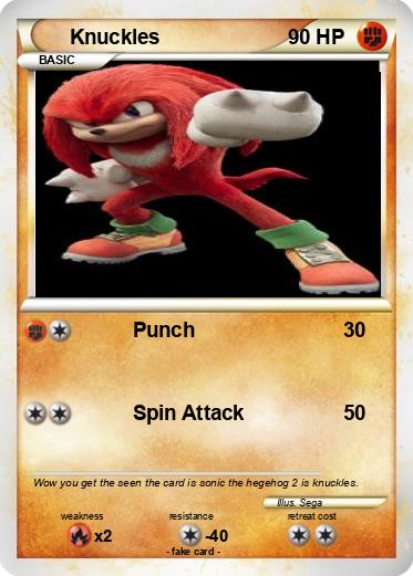 Pokémon Knuckles 980 980 - Punch - My Pokemon Card