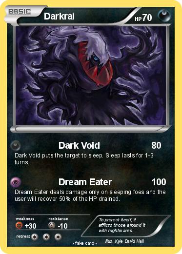 Pokémon Darkrai 5007 5007 - Dark Void - My Pokemon Card