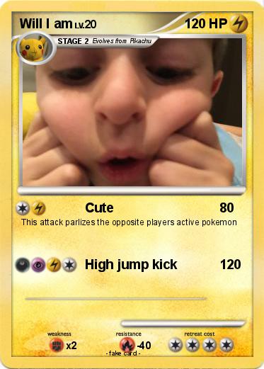 Pokémon Will I am 20 20 - Cute - My Pokemon Card