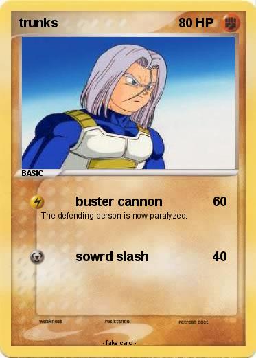 Pokémon trunks 276 276 - buster cannon - My Pokemon Card