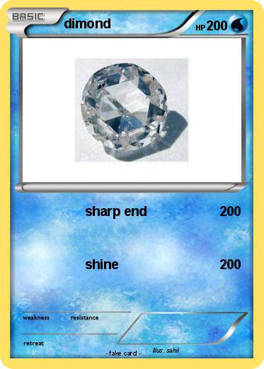 Pokémon dimond 103 103 - sharp end - My Pokemon Card