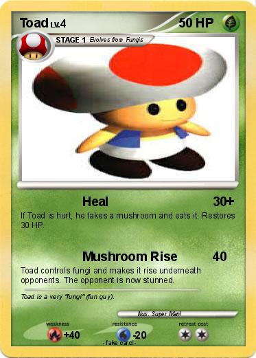 Pokémon Toad 958 958 - Heal - My Pokemon Card