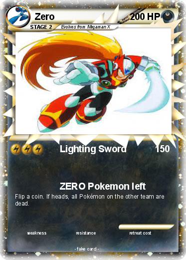 Pokémon Zero 540 540 - Lighting Sword - My Pokemon Card