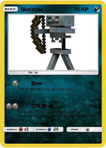 Pokémon Skeleton 746 746 - Bow - My Pokemon Card