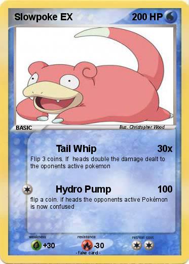 Pokémon Slowpoke EX 2 2 - Tail Whip - My Pokemon Card