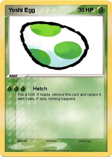 Pokémon Yoshi Egg 7 7 - Hatch - My Pokemon Card