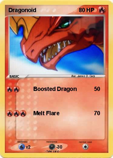 Pokémon Dragonoid 372 372 - Boosted Dragon - My Pokemon Card