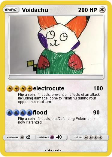 Pokémon Voidachu - electrocute - My Pokemon Card