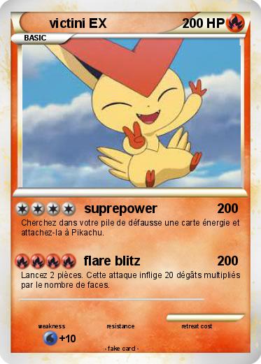 Pokémon victini EX 118 118 - suprepower - My Pokemon Card