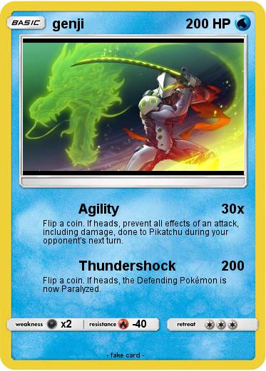 Pokémon genji 231 231 - Agility - My Pokemon Card