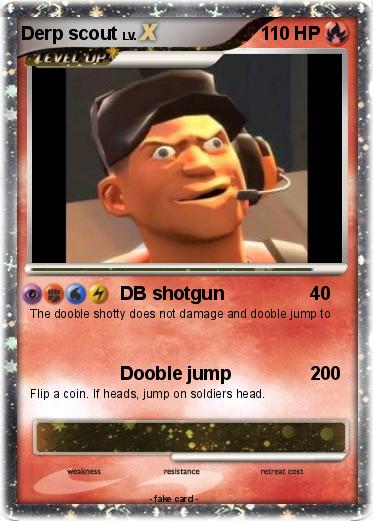 Pokémon Derp scout 13 13 - DB shotgun - My Pokemon Card