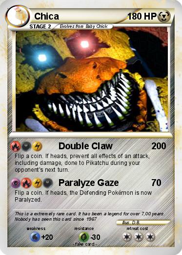 Pokémon Chica 597 597 - Double Claw - My Pokemon Card