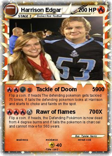Pokémon Harrison Edgar - Tackle of Doom 5900 - My Pokemon Card